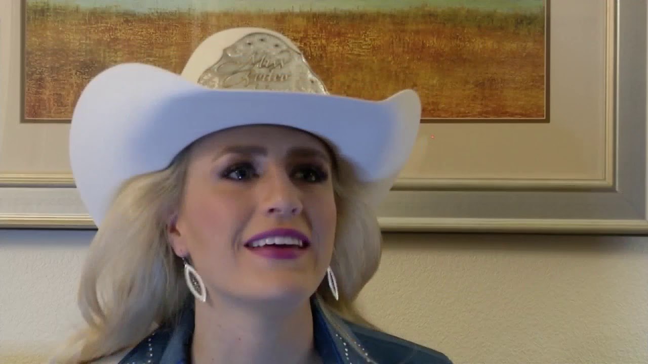 Miss Rodeo Montana belt buckle honor - YouTube
