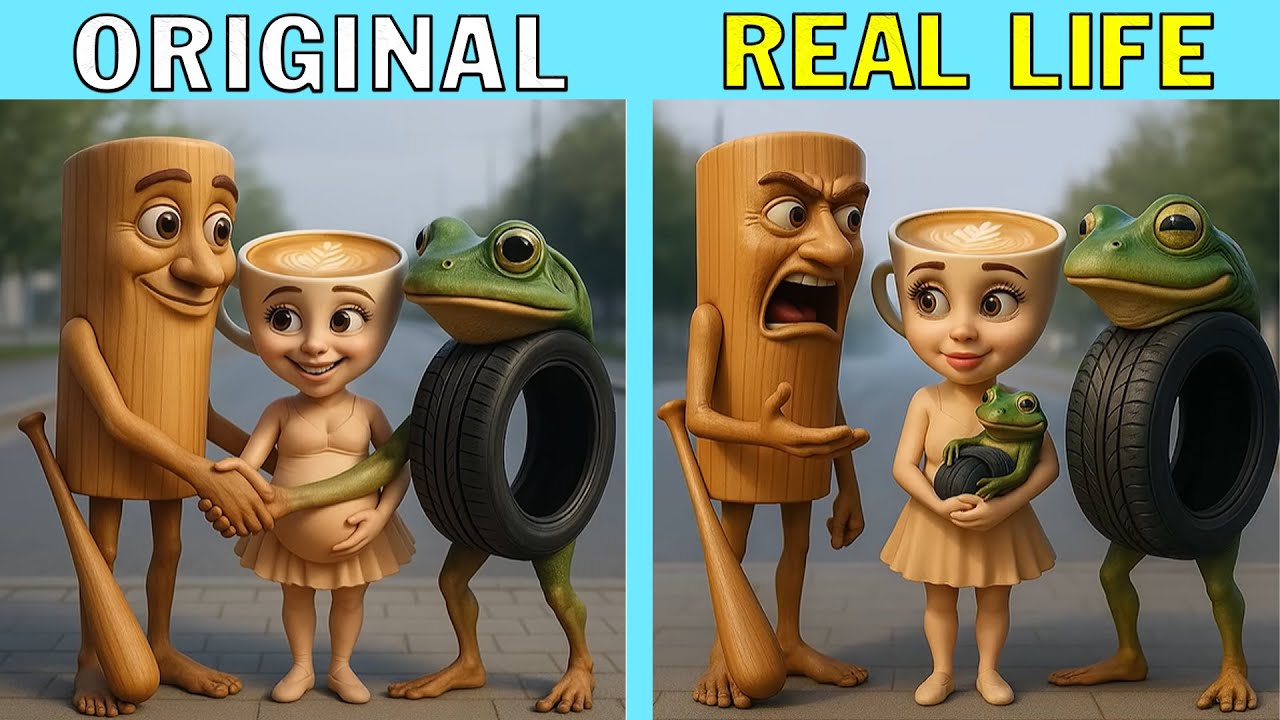 Brainrot memes unexpected betrayal | Brainrot Original vs Real life ...