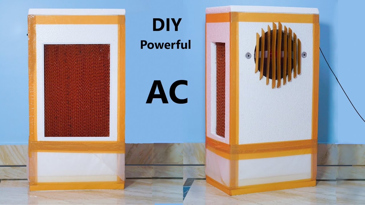 How to make Air Cooler at home - Cool like Air Conditioner - YouTube