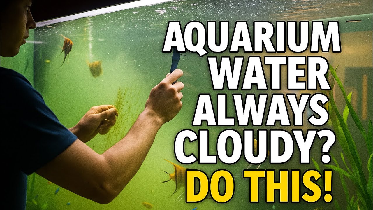 Aquarium Water Always Cloudy? Do This! - YouTube