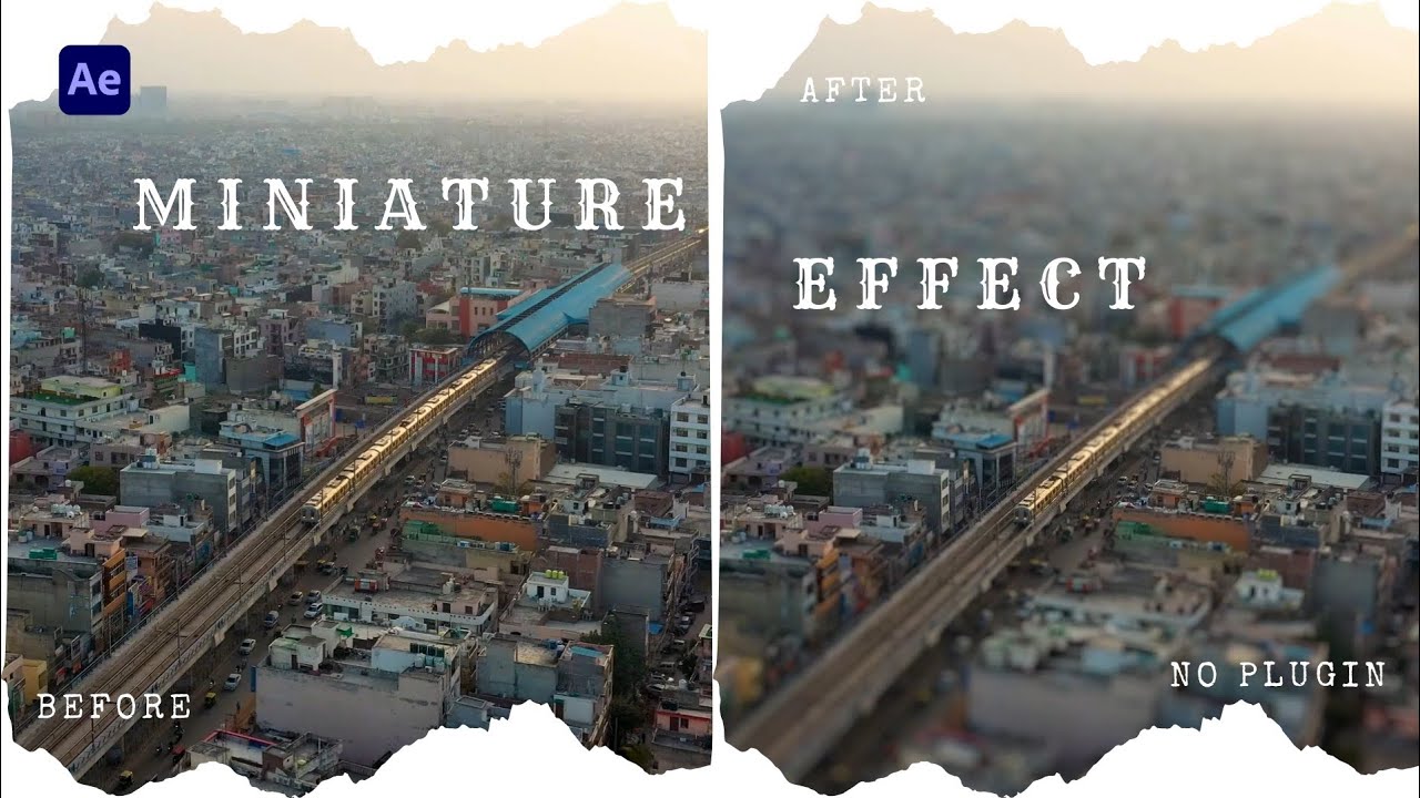 Miniature Effect | After Effects Tutorial - YouTube