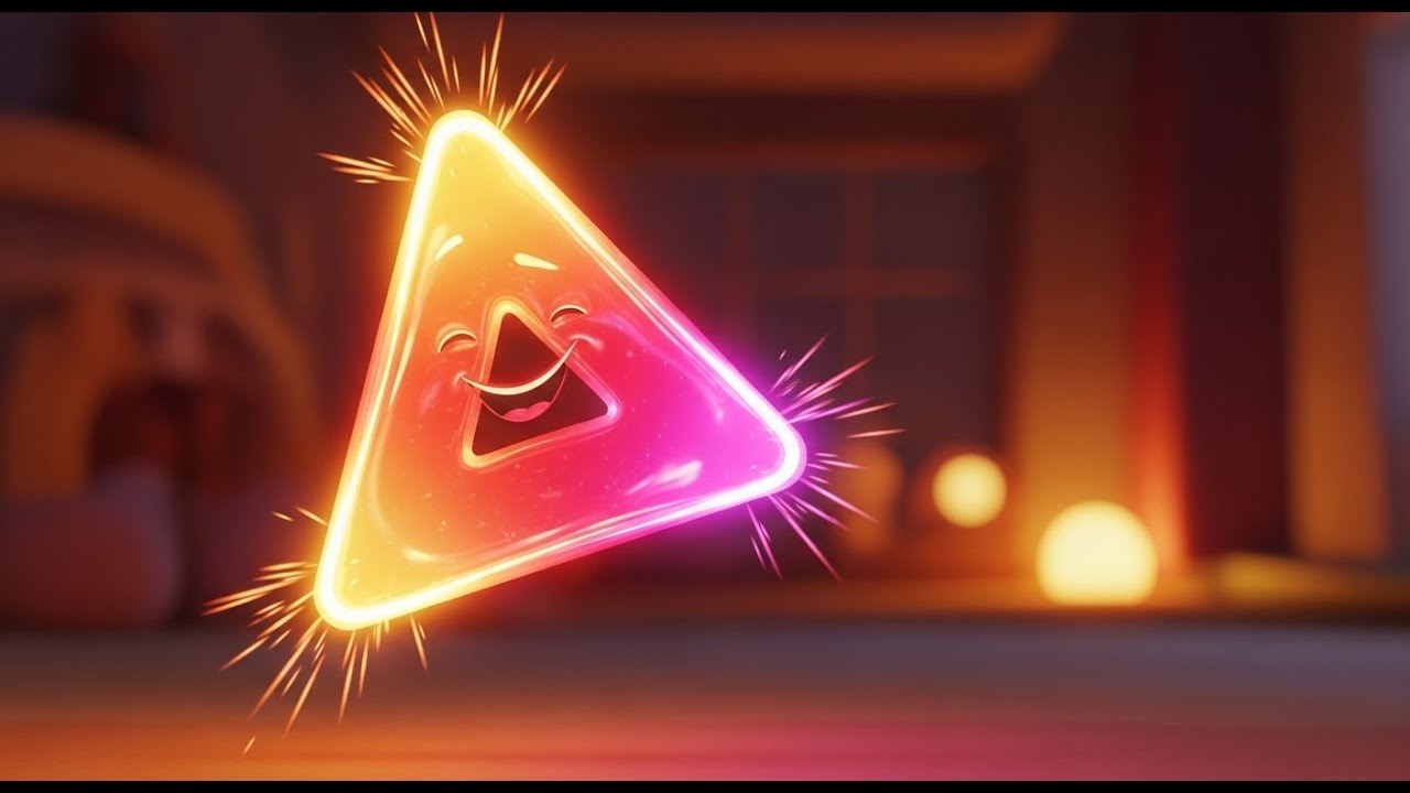 Toca el triángulo antes de que se esconda | Canción infantil y rima ...