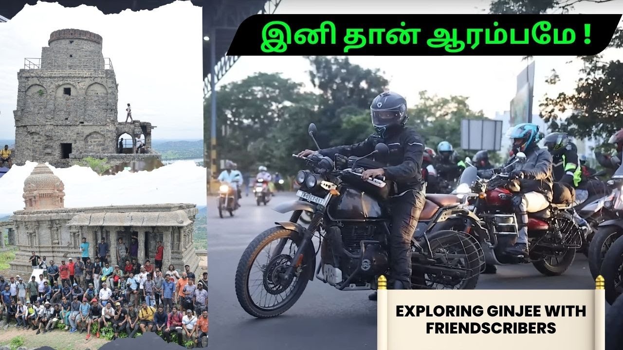 First Bike and Hike Project - Group Ride to Gingee Fort - YouTube