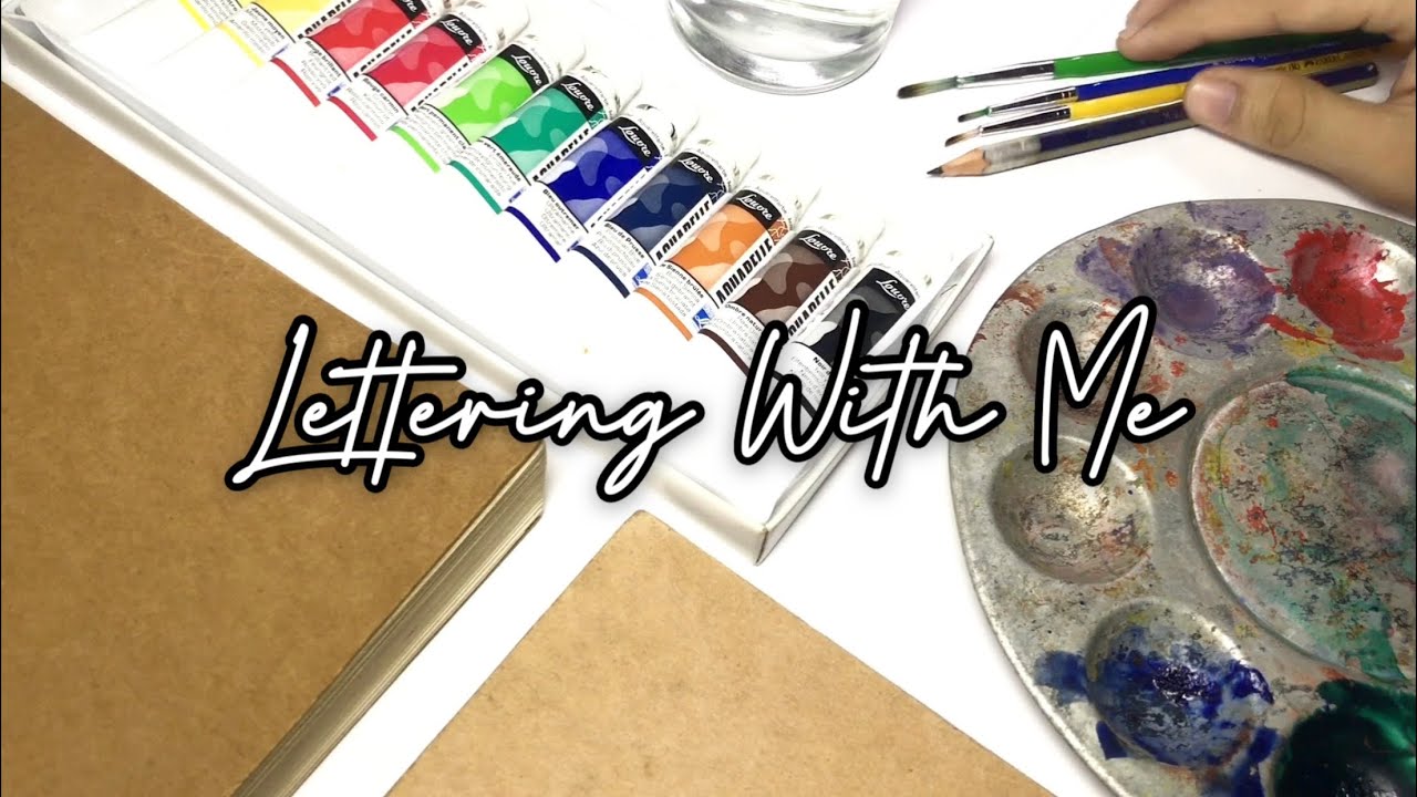 Lettering With Me #2 - YouTube