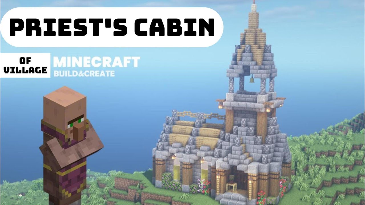 Minecraft Cleric Hut Tutorial - Simple & Stylish Village Build - YouTube