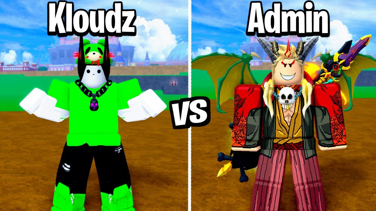 I Fought Admin Uzoth in Blox Fruits.. - YouTube