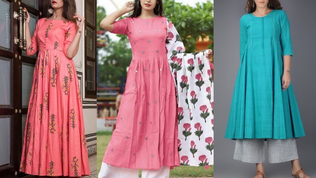 Plazo Suit designs 2020 | plazo with Anarkali kurti | Latest plazo ...