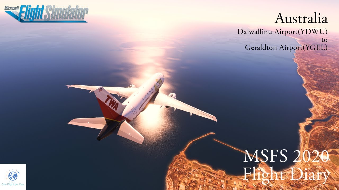 MSFS 2020 Flight Diary - 1日1飛 - Australia - YDWU to YGEL - Microsoft Flight Simulator 2020 - YouTube