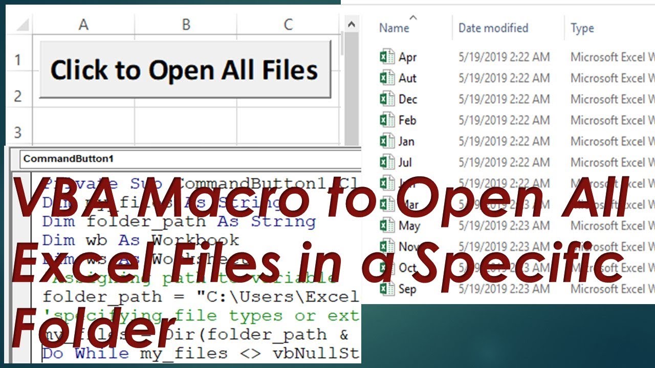Solved Excel VBA Open A Folder 9to5Answer Solved Excel VBA Open A Folder 9to5Answer