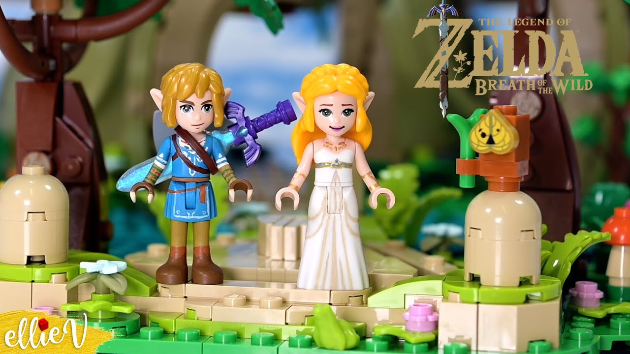 Link and Zelda look better as Lego minidolls 🥹 Legend of Zelda custom ...