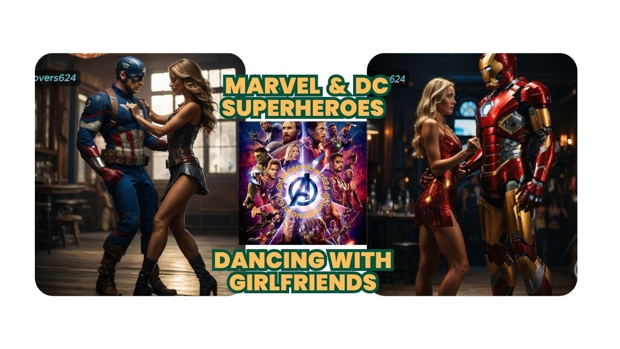Marvel || dc || Superheroes Dancing With Girlfriends #superhero #marvel ...