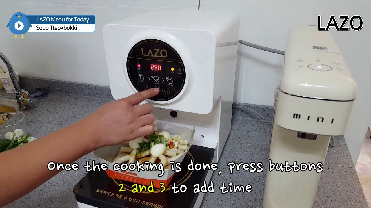 [LAZO] How to cook Ddeockbokki (Stir-fried Rice Cake) with instant food ...