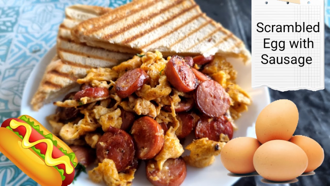 Scrambled Egg with Sausage | Easy Breakfast Recipes - YouTube
