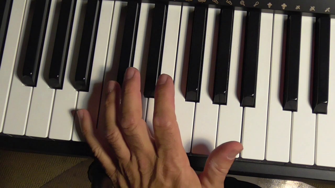 Piano Lesson - LEARN to PLAY every PIANO CHORD simple CHORD RULER TRICK ...