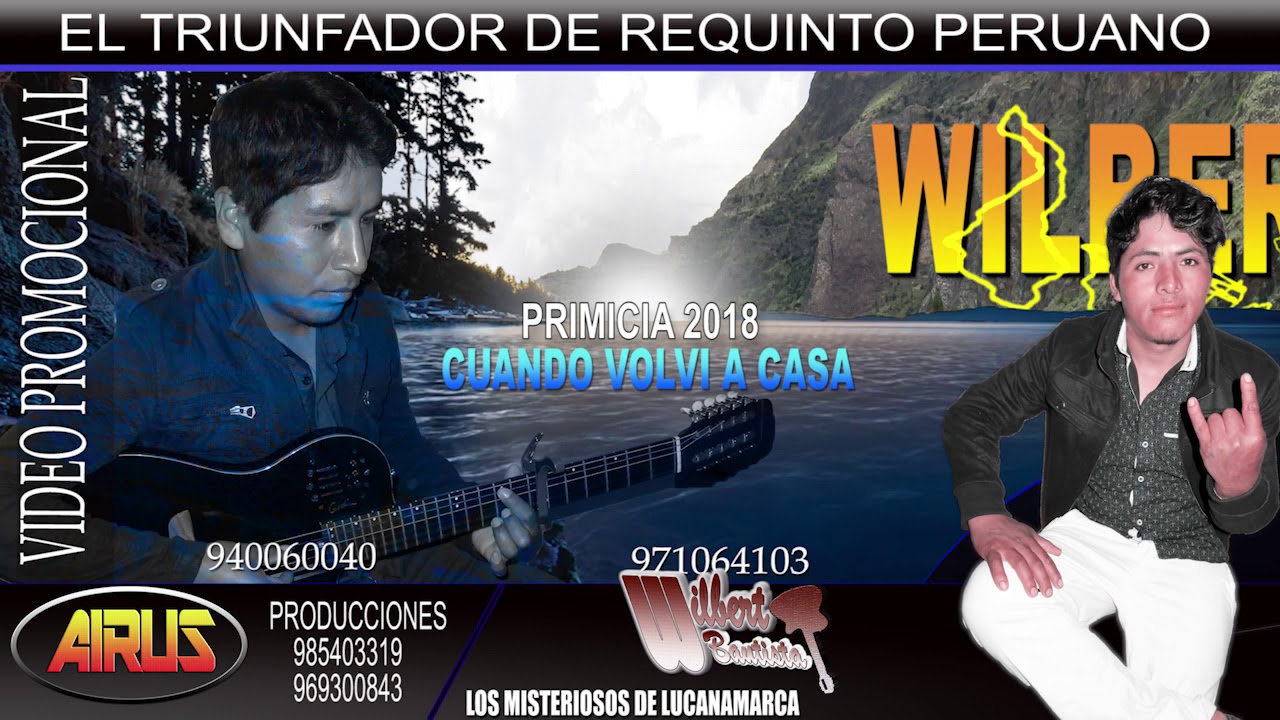 WILBERT BAUTISTA PRIMICIA 2019 CUANDO VOLVI A CASA - YouTube
