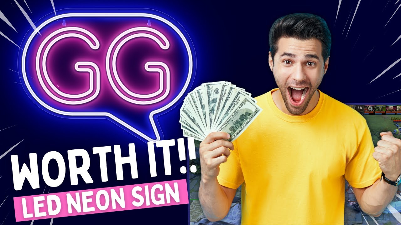 EASY TO INSTALL LED LIGHTS FOR GAMERS | LUMOONOSITY GG LED NEON LIGHT ...