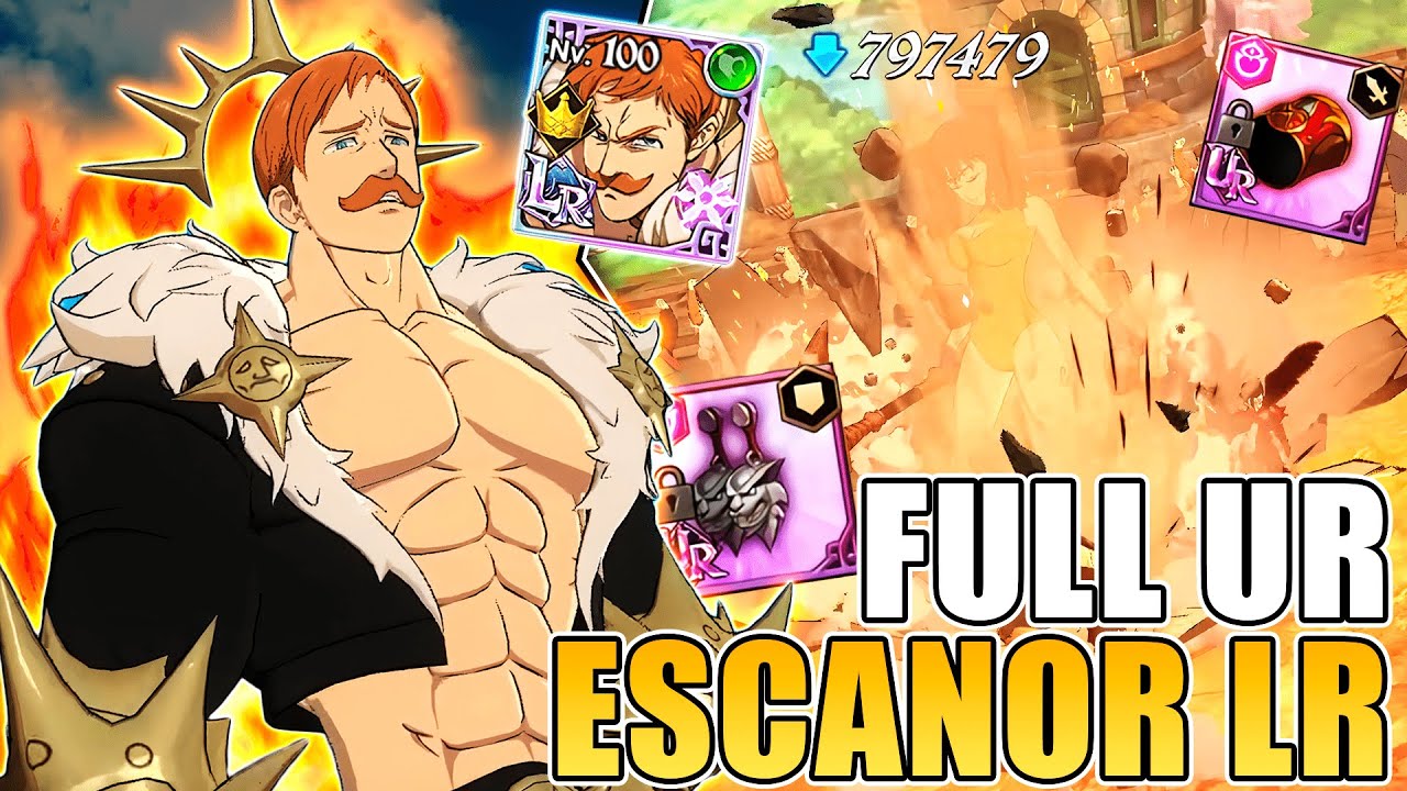 🦁ESCANOR LR🦁 UR COMPLETO de ATQ/DEF HUMILLA a MEDIO PVP - 7DS Grand ...