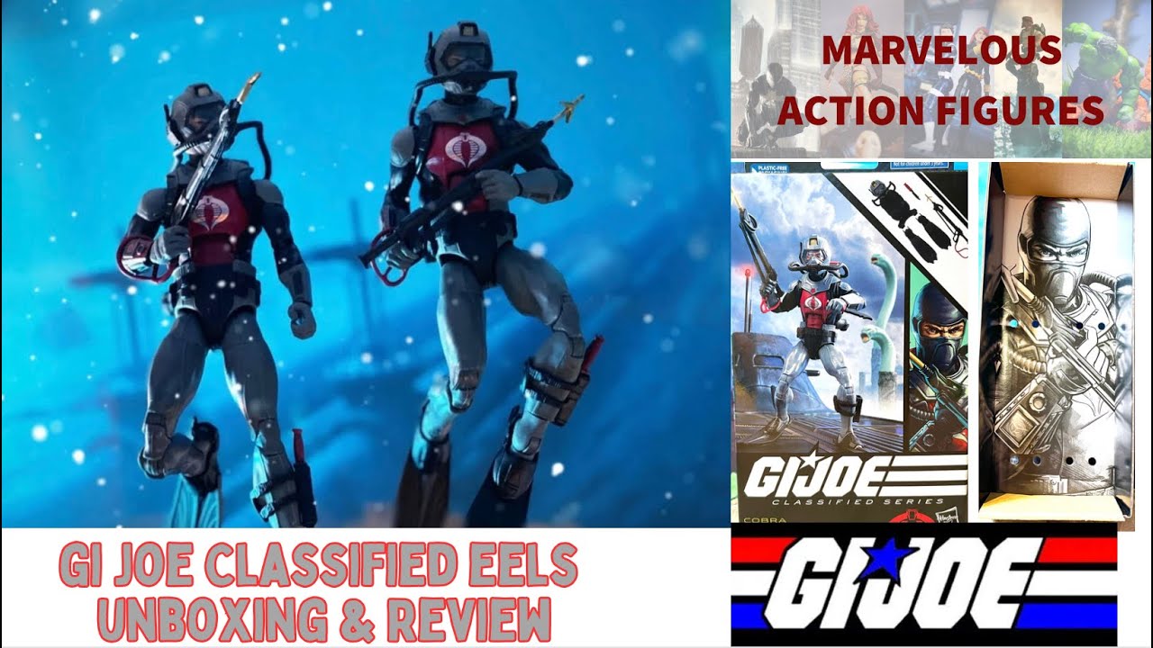 GI Joe Classified Eels Unboxing & Review - YouTube