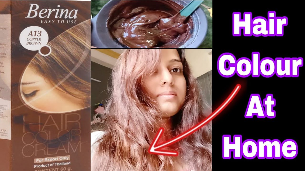 Hair colour at home #Berina hair color #haircolor - YouTube