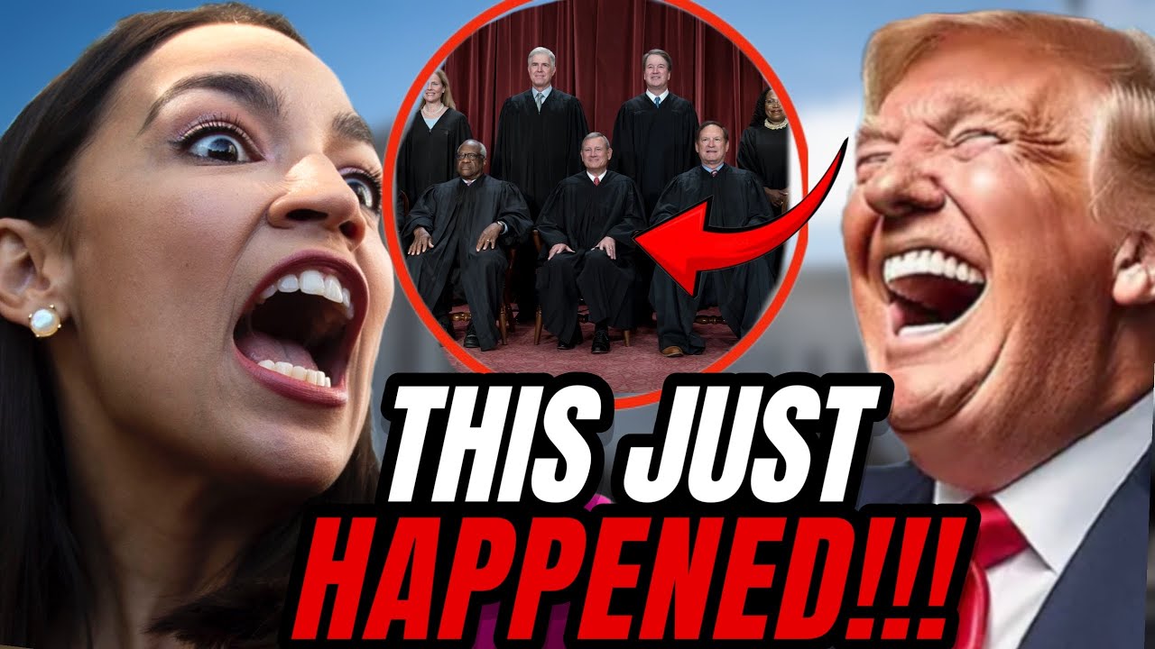 AOC FREAKS OUT SCREAMING After Trump Supreme Court Win - YouTube