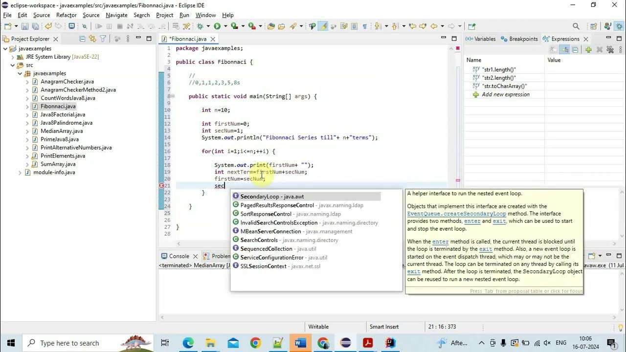 Java Tutorial How To Generate Fibonacci Sequence Step By Step Guide Youtube