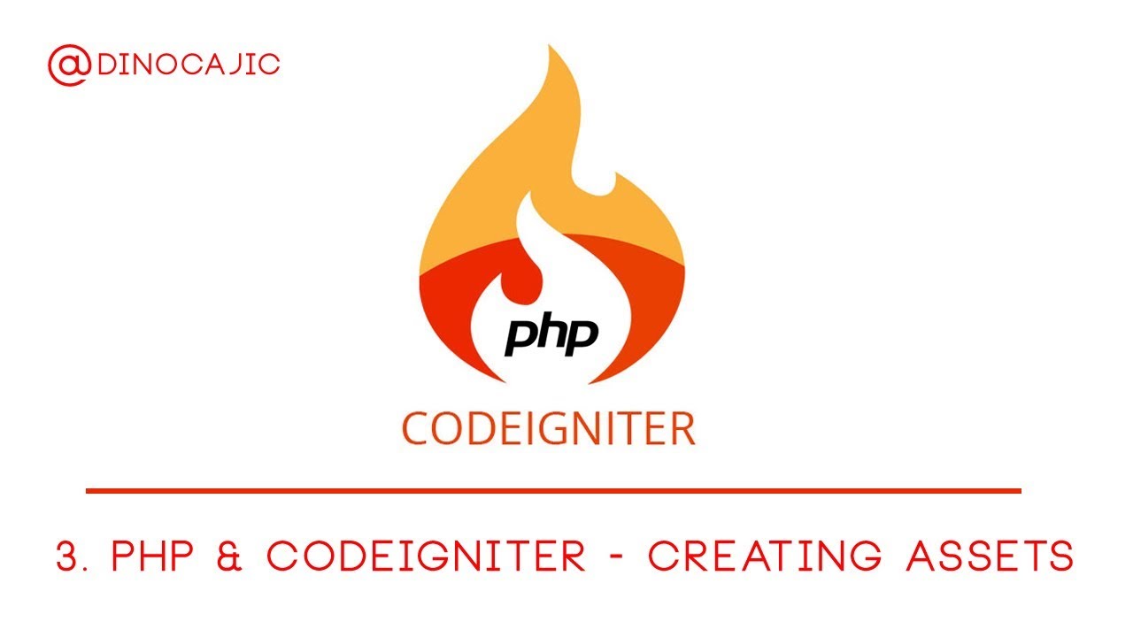3 Php And Codeigniter Creating Assets Youtube