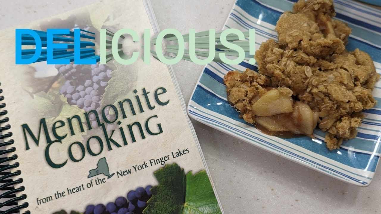 APPLE GOODIE MENNONITE COOKBOOK RECIPE AIR FRYER - YouTube