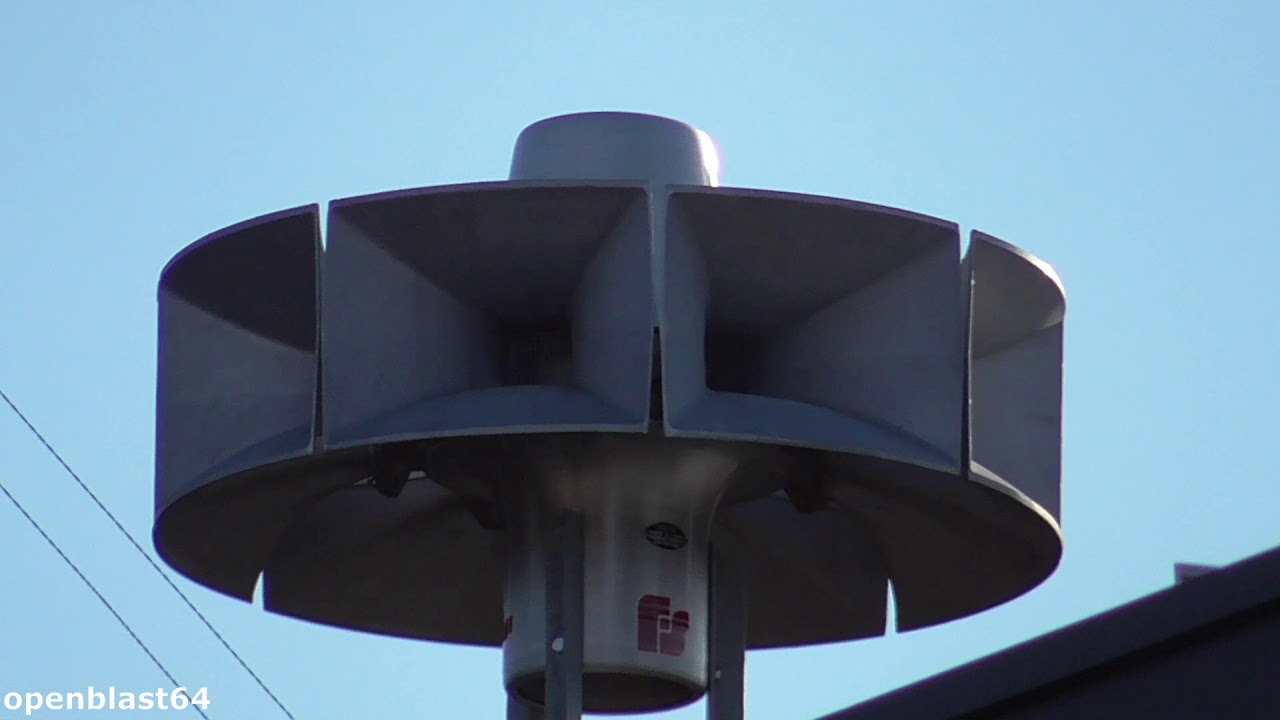 Federal Eclipse siren test, Tichigan, WI - YouTube