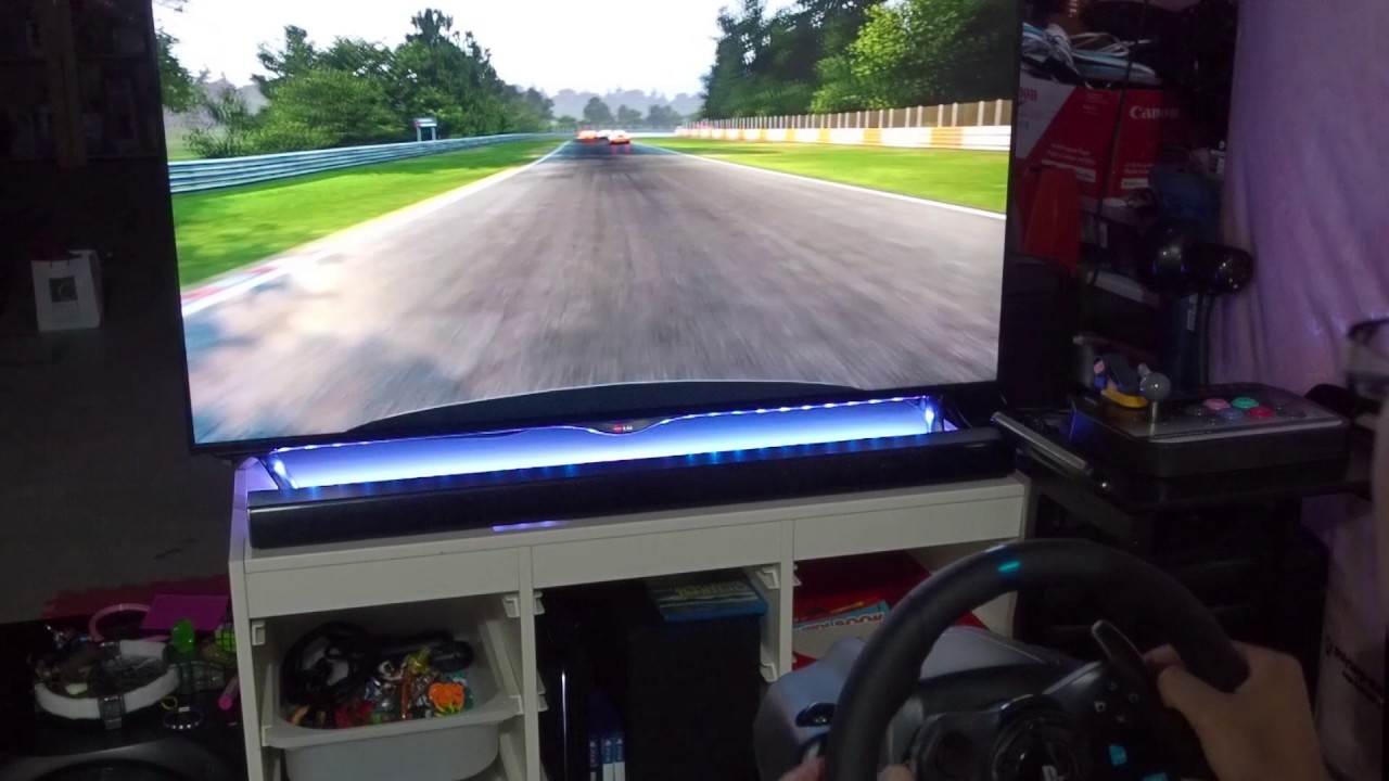 Logitech G29 with Project Cars on PS4 - YouTube