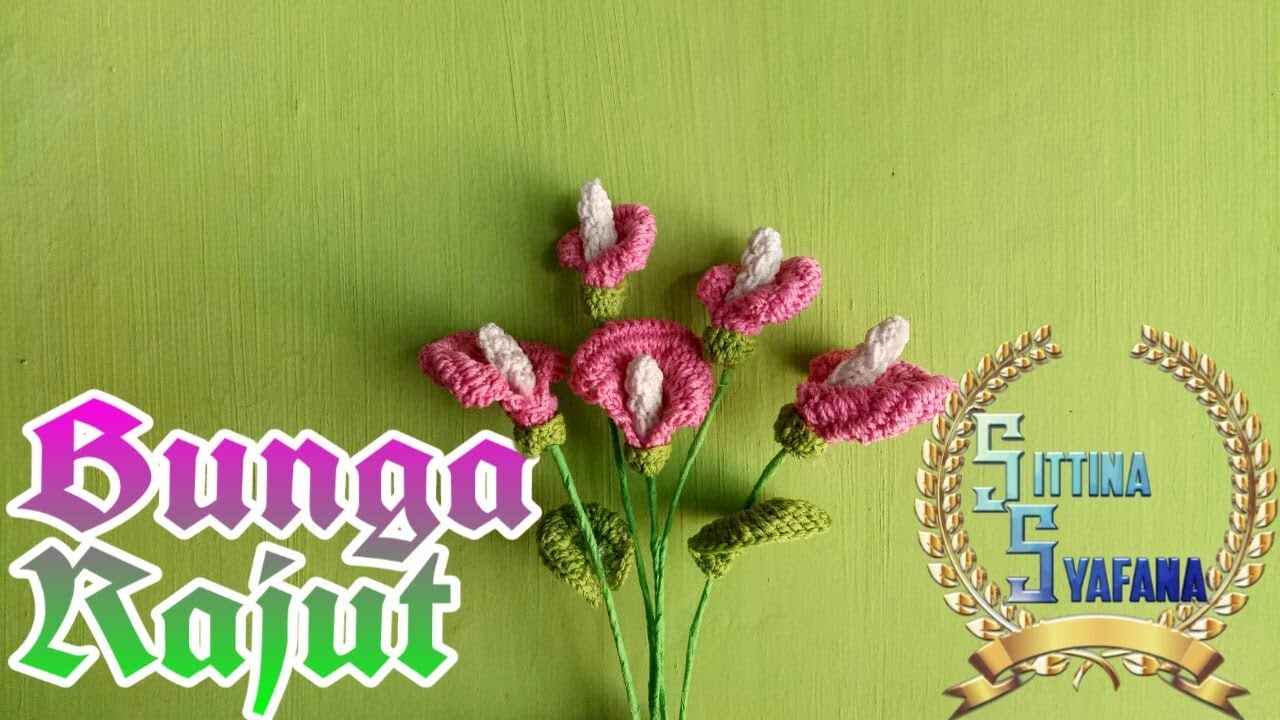 Bunga Rajut II (Flower Crochet) - YouTube
