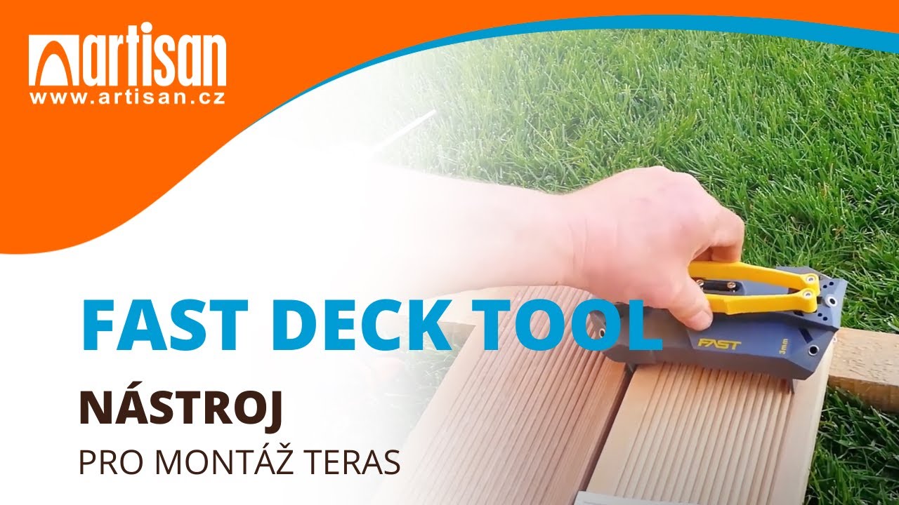 FAST DECK TOOL - jedinečný nástroj pro montáž terasy - YouTube