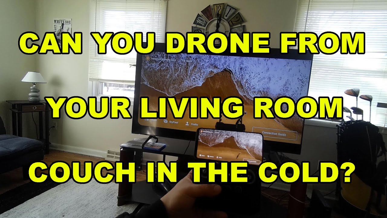 How To Fly Drone From Your Living Room Couch (DJI MAVIC AIR 2) Screen ...
