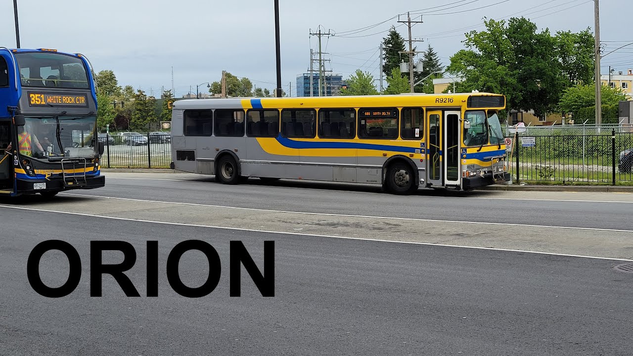 V Star Bus! - TransLink (CMBC) 2001 Orion V No. 9216 on line 601 - YouTube
