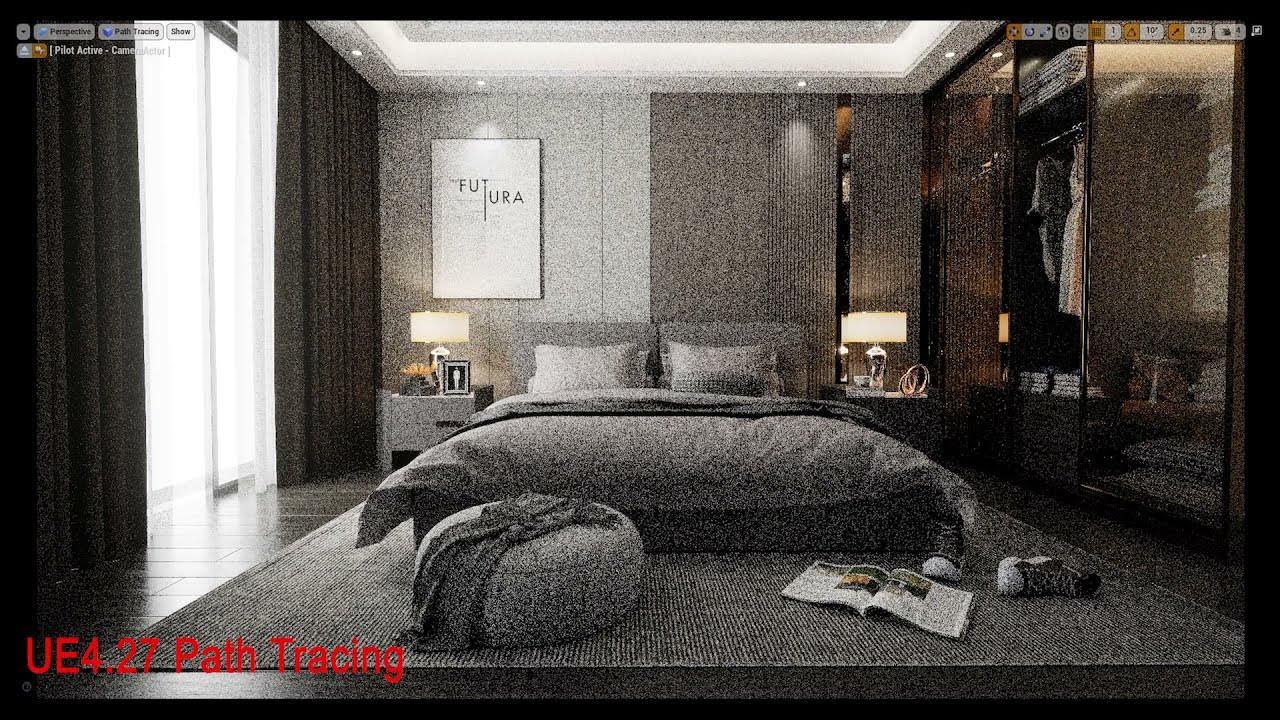 Vray VS UE4.27 PathTracing VS UE5 Lumen - YouTube