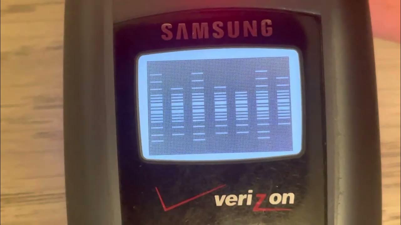 Samsung SCH-A570 (Verizon Wireless) - Startup/Shutdown (External LCD) - YouTube