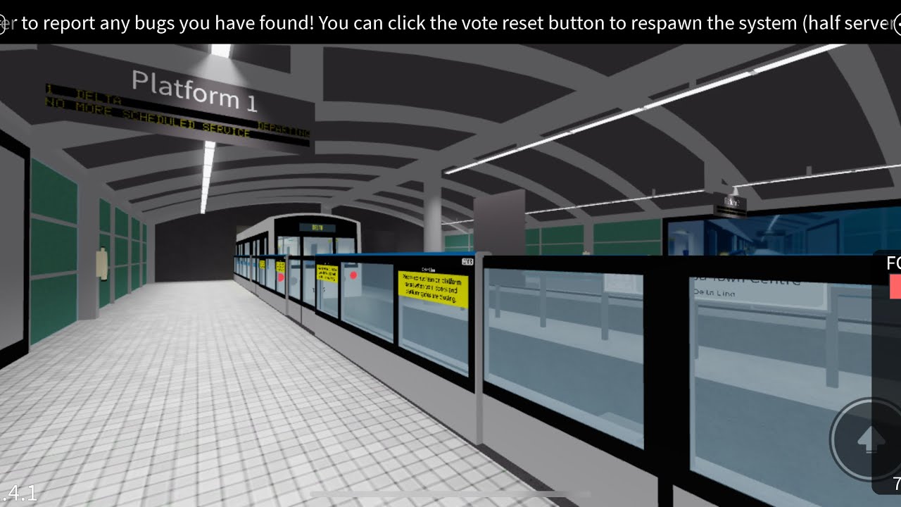 (Roblox) Delta Line Arriving And Departing At Brentwood Town Centre ...