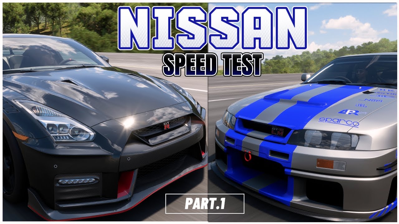 NISSAN SPEED TEST -FORZA HORIZON 5 GAMEPLAY [4K60FPS] - YouTube