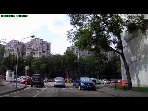 F209, car camera DVR, beautiful Shenzhen, in the morning, Real video without any modification