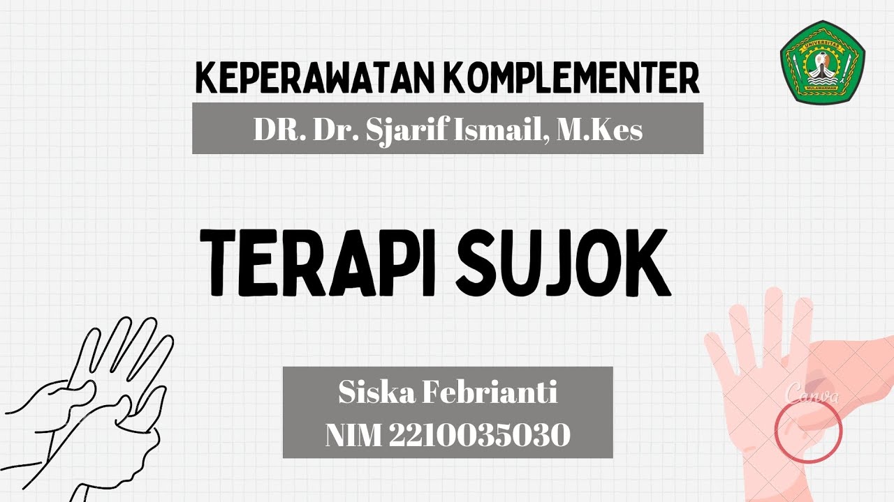 TERAPI SUJOK KEPERAWATAN KOMPLEMENTER - YouTube