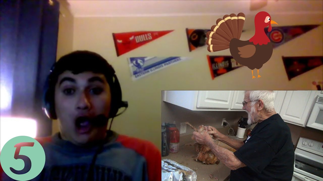 GRANDPA RUINS THANKSGIVING!!! - REACTION - YouTube