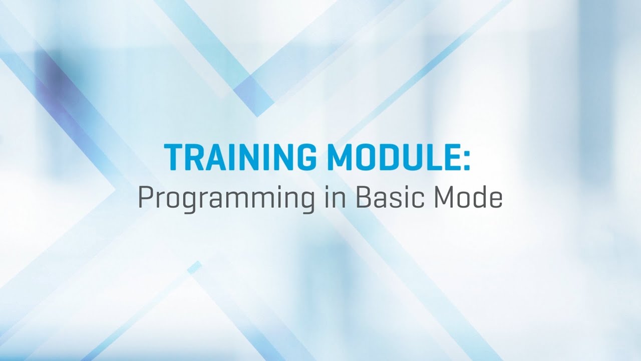 Training: Novum IQ LVP: How to Program in Basic Mode - YouTube