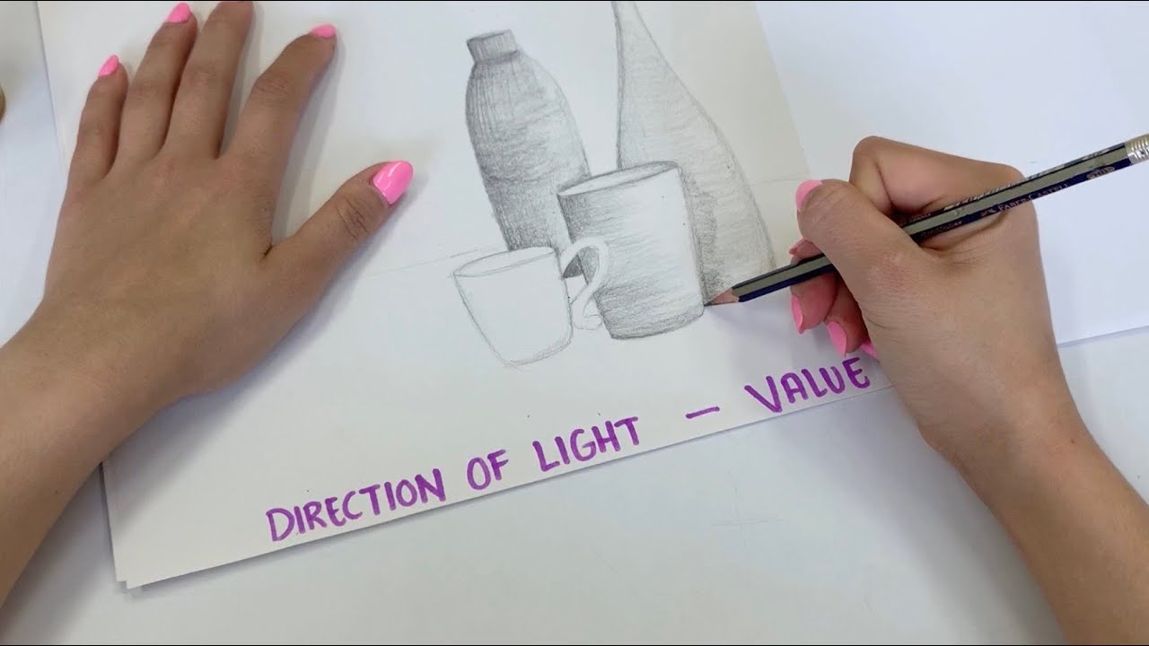 HOW TO SHADE IN YOUR WORK! - YouTube