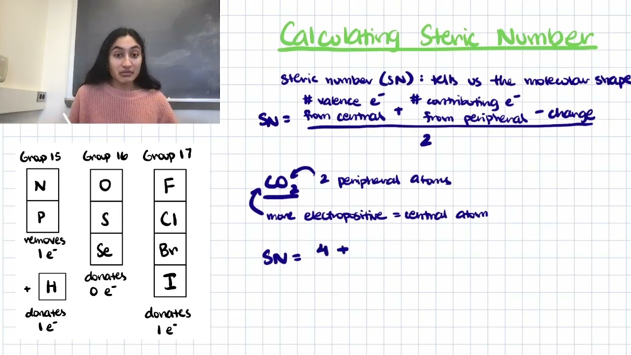 Lewis Structures 1: Calculating Steric Number - YouTube