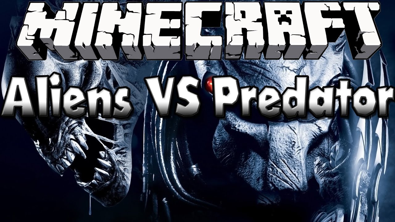 Minecraft ALIENS VS PREDATOR MOD - YouTube