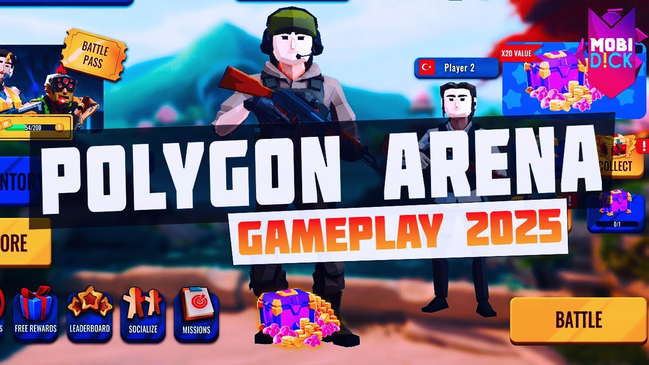 Polygon Arena Beta - Android Gameplay (4K 60FPS) | New Action Game 2025 ...