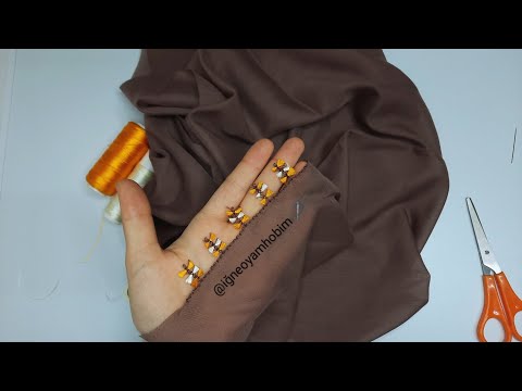 6 saatte yapabileceğiniz! çıtı pıtı sıralı iğne oyası kırpık modeli 🤎 NESİBE KAYA