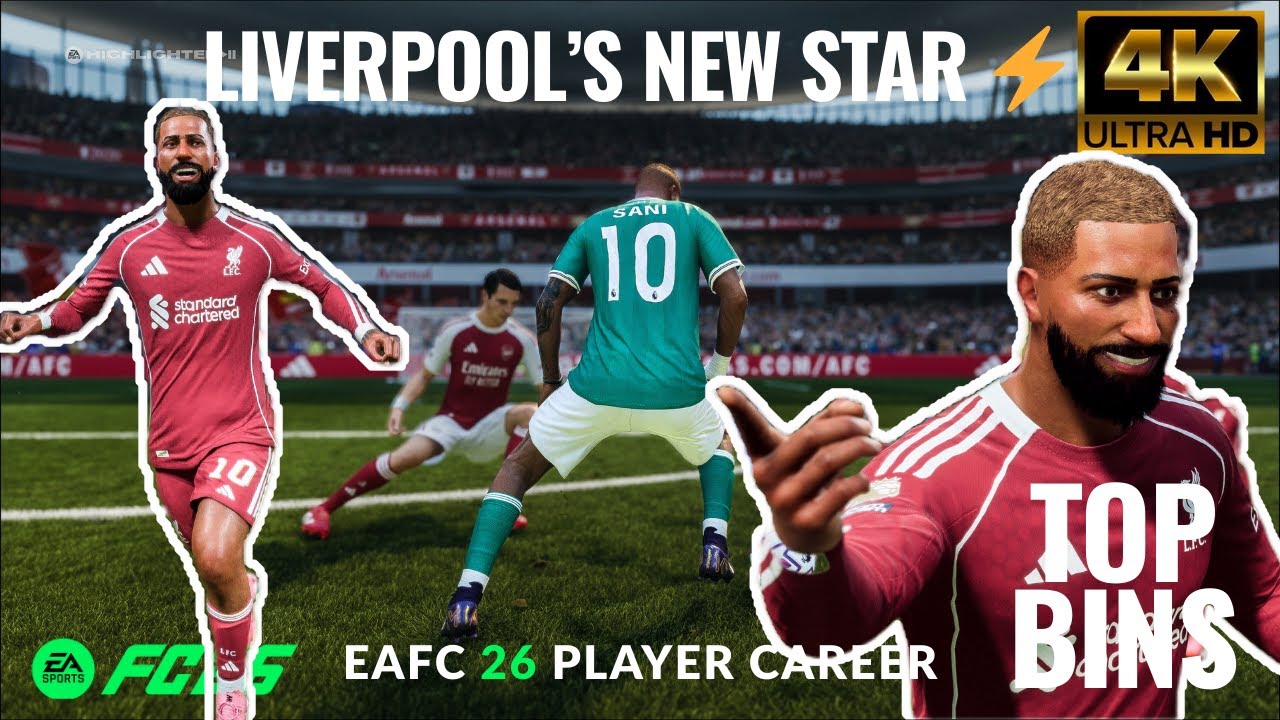 TOP 5 Solo Goals for Liverpool – FC 26 Player Career (Insane Form ...