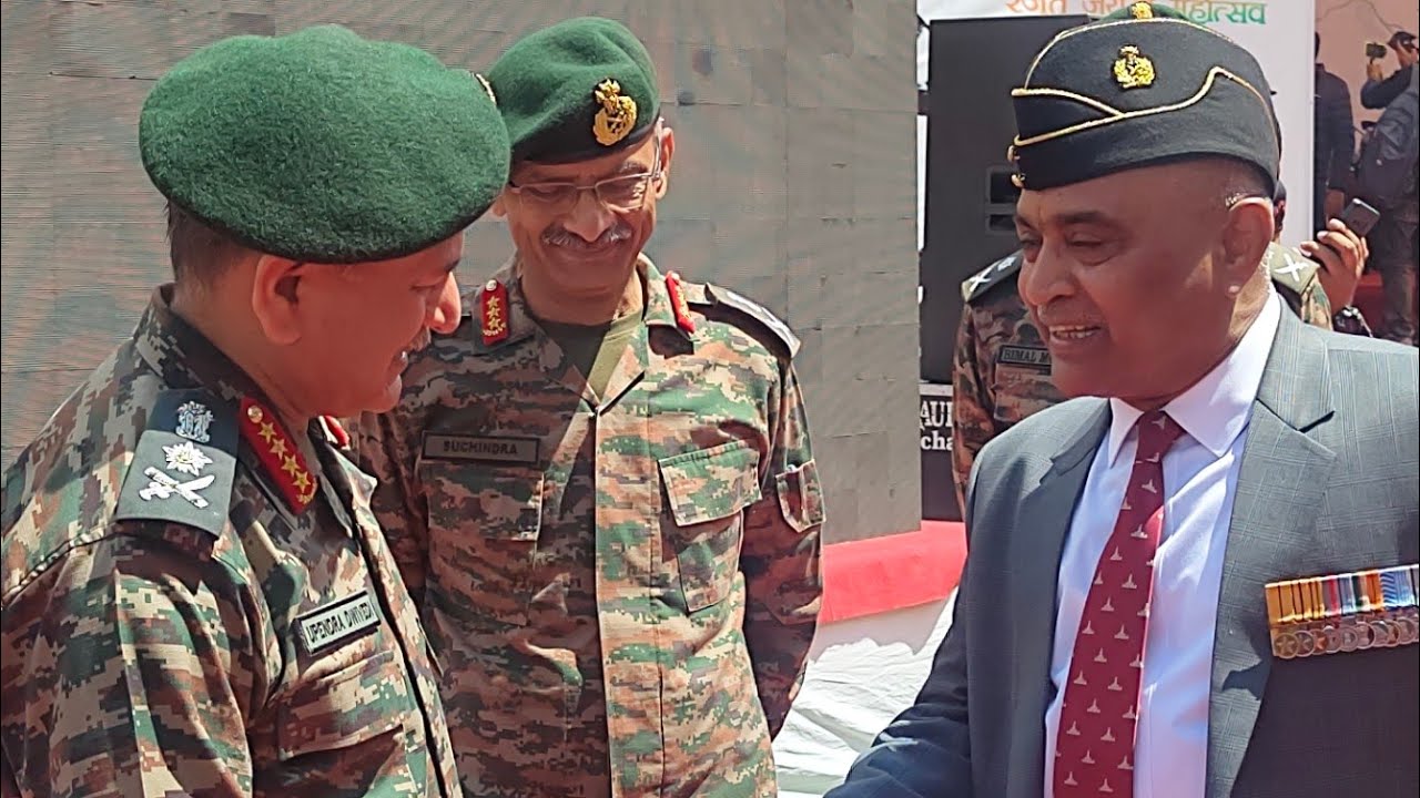 Kargil Vijay Diwas Silver Jubilee General Ved Prakash Malik PVSM, AVSM ...