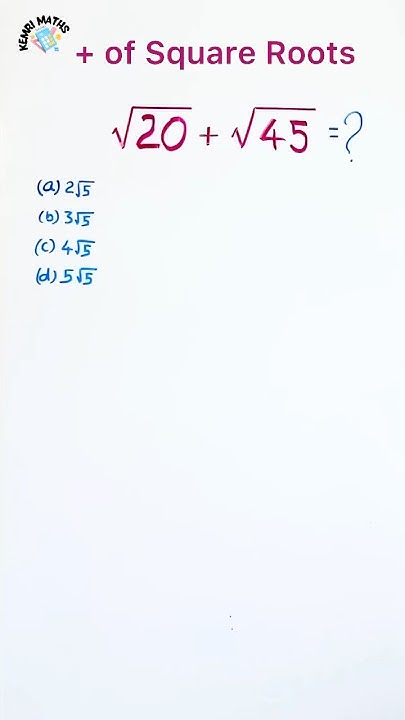 How to Add Square Roots 🤔 || Addition of Square Roots #addition #squareroot #math #short # ...