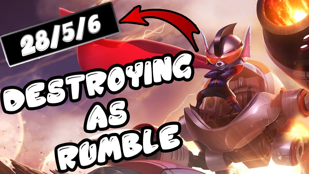 DEMOLISHING as Rumble Gameplay! League of Legends - YouTube